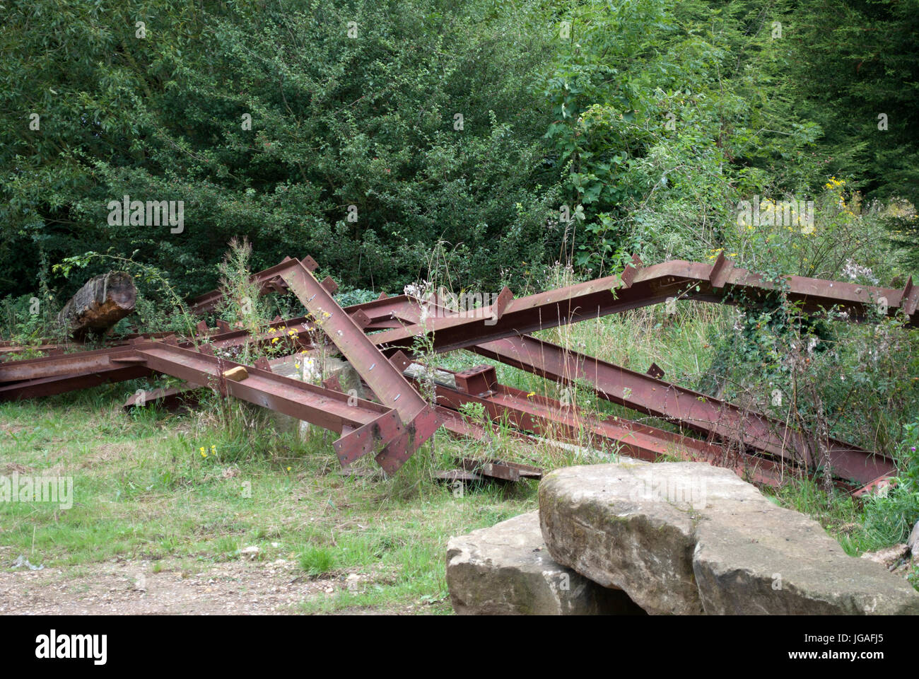Pile of rusty scrap metal Stock Photo - Alamy