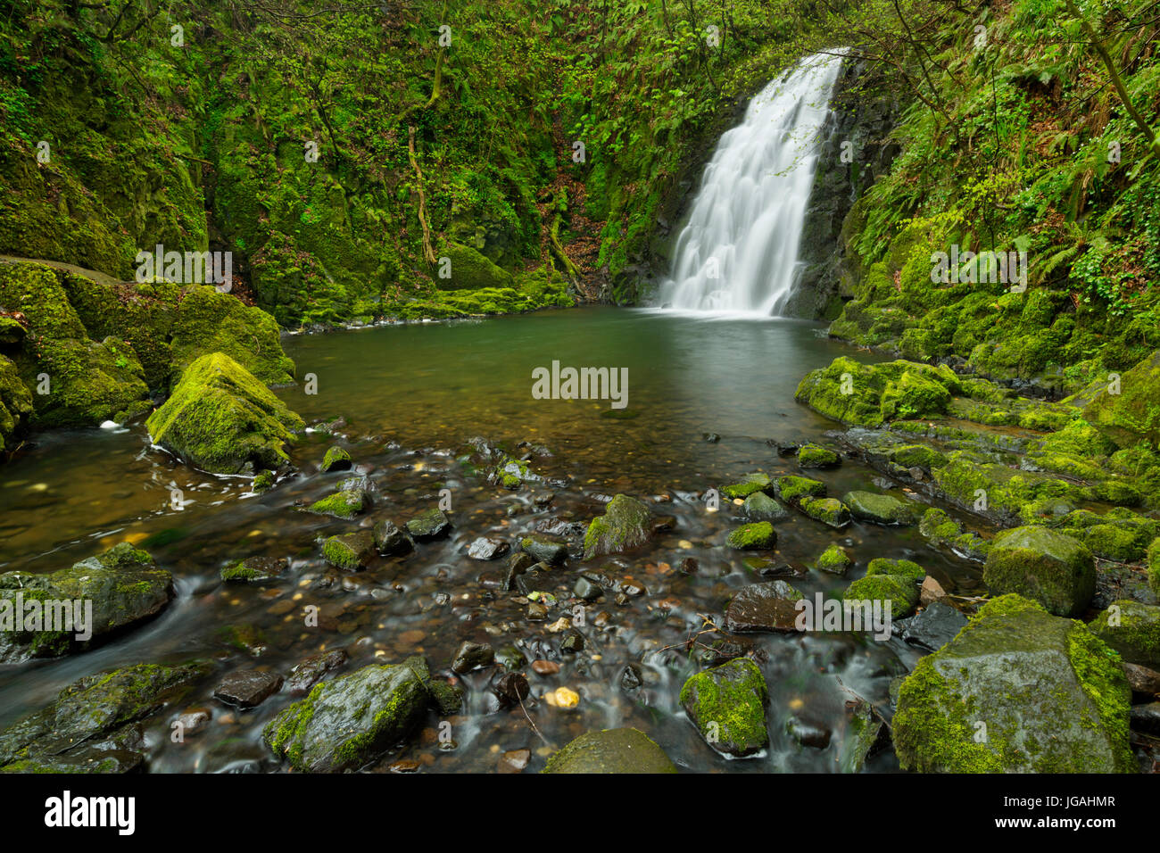 Gleno falls hi-res stock photography and images - Alamy