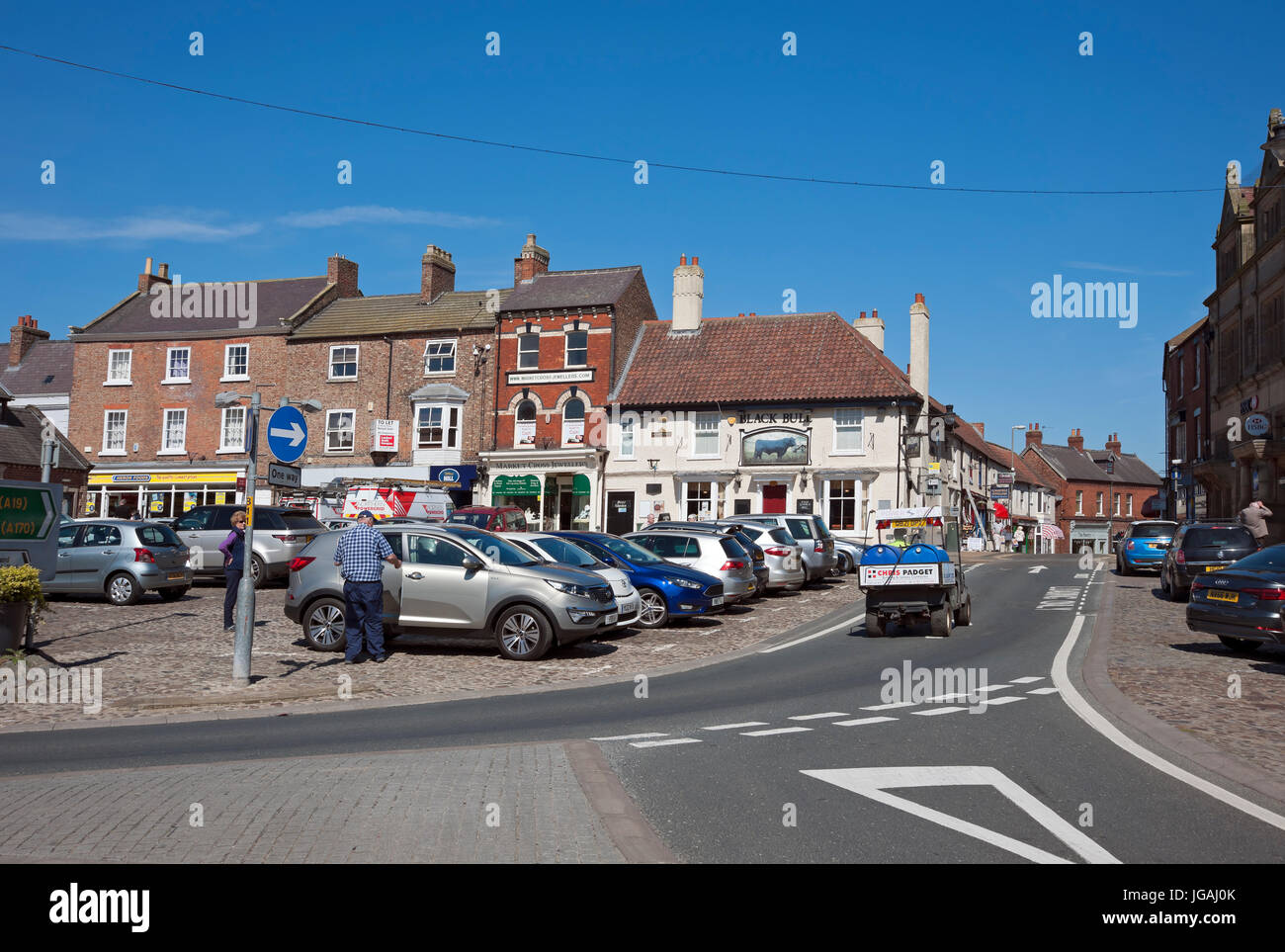 England Uk Thirsk Market Place High Resolution Stock Photography and ...