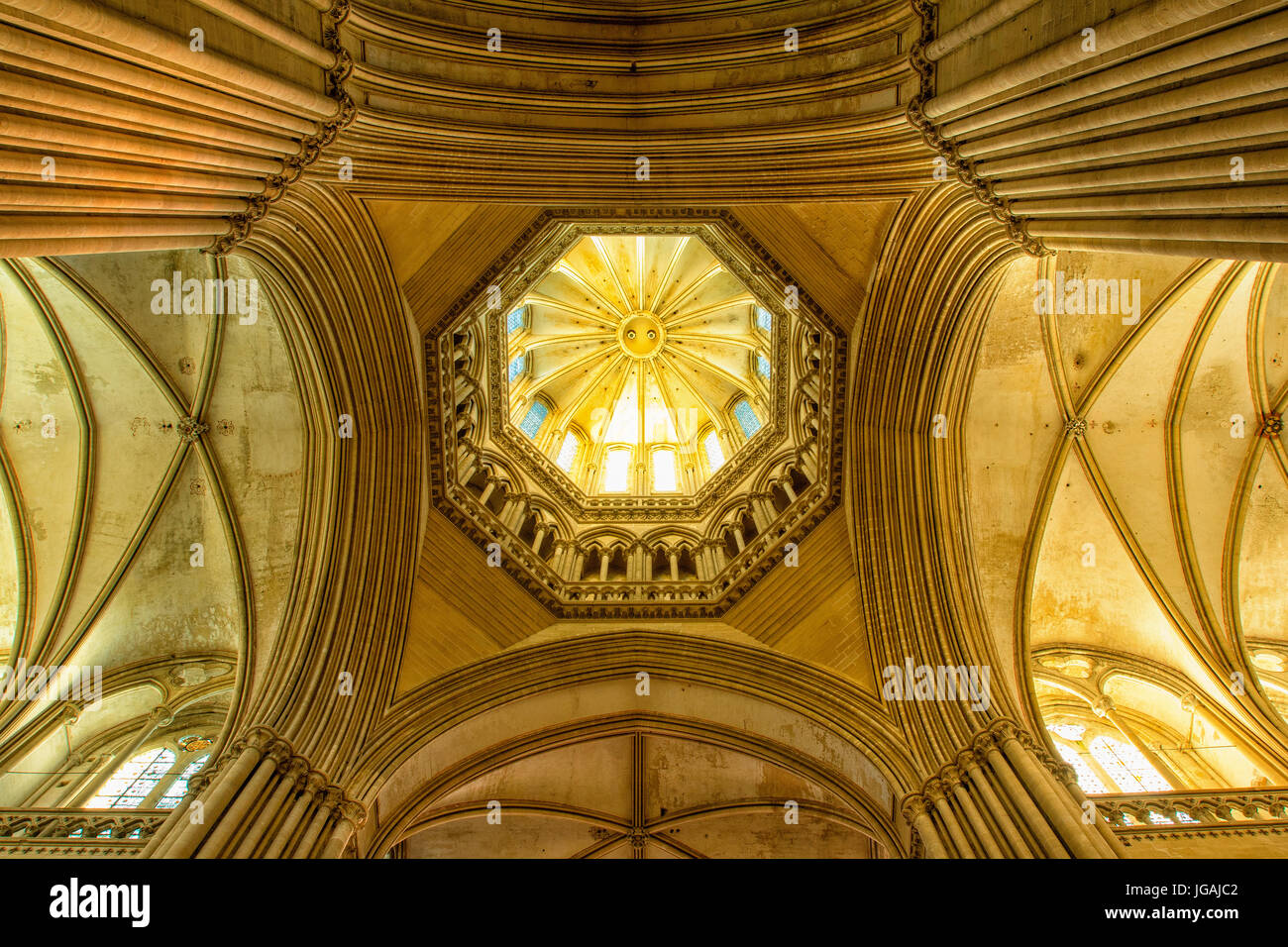 The cathedral of Coutances Stock Photo - Alamy