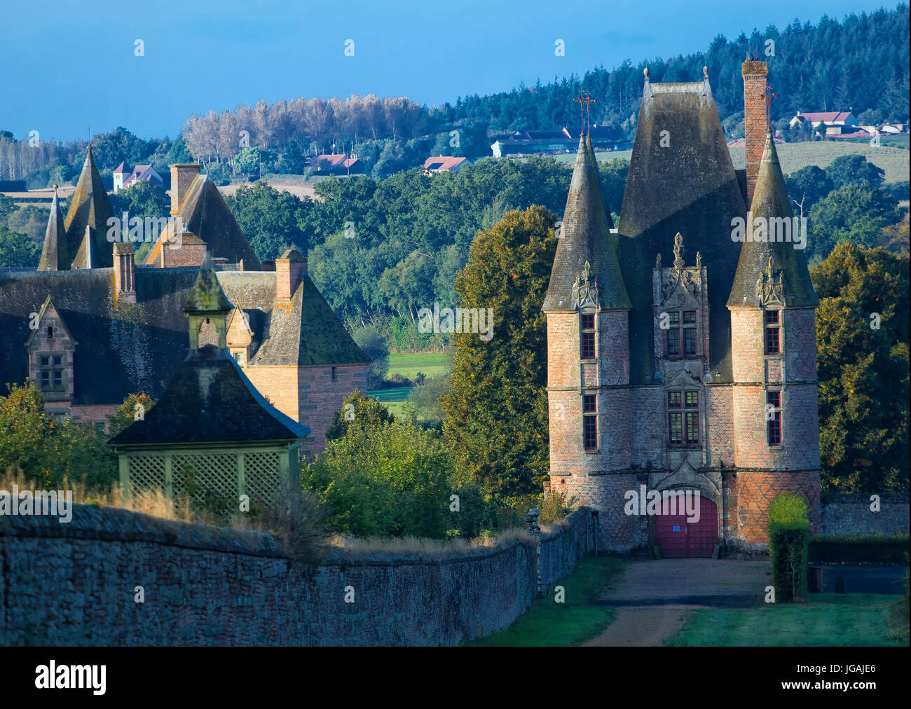 Carrouges castle hi-res stock photography and images - Alamy