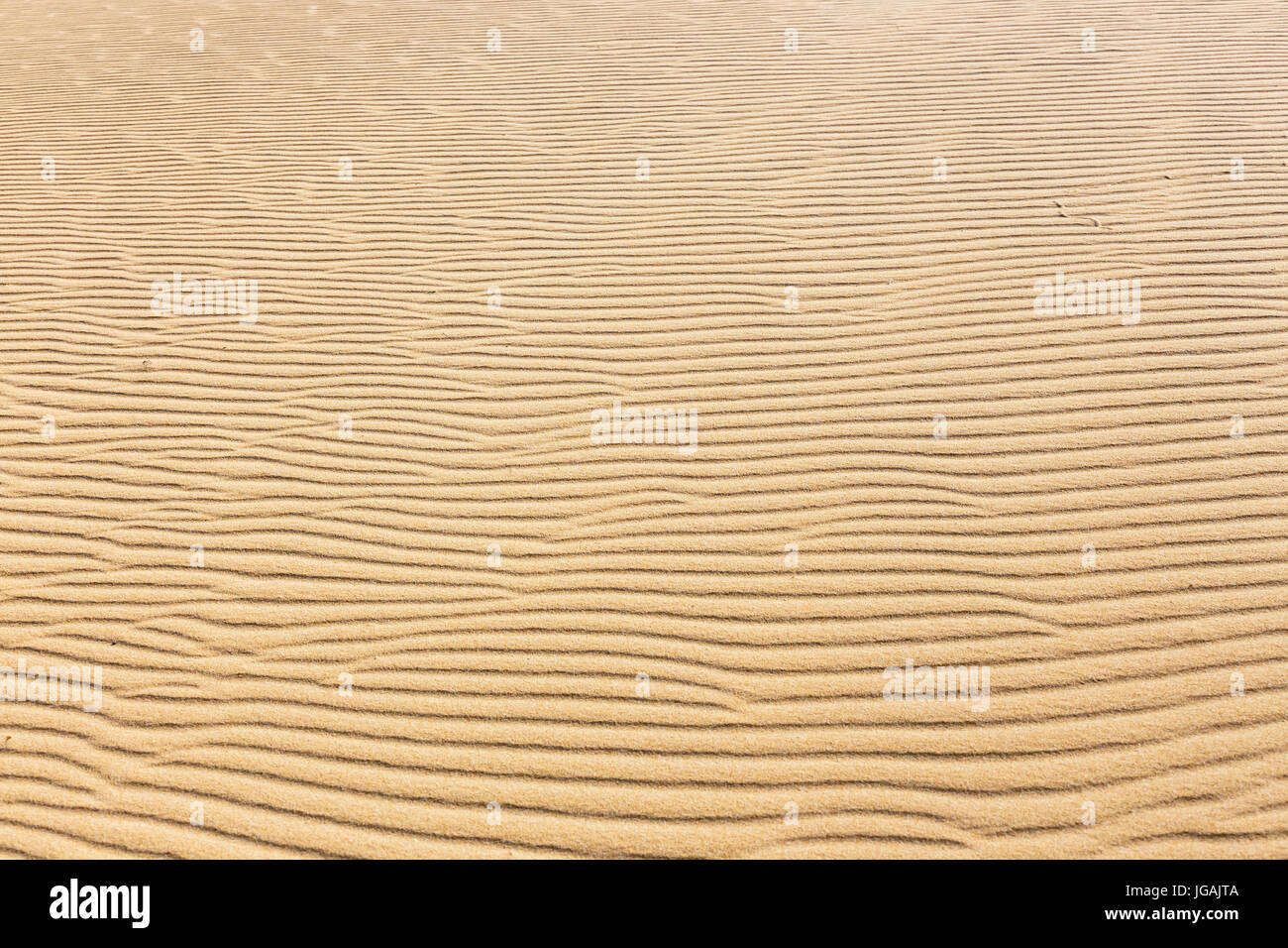 Lines in the sand of a beach, close up Stock Photo - Alamy