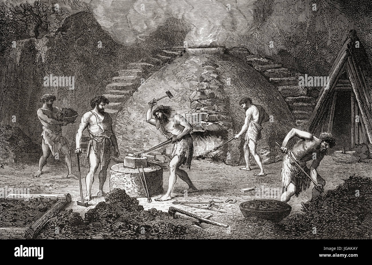 Ancient smelting furnace hi-res stock photography and images - Alamy