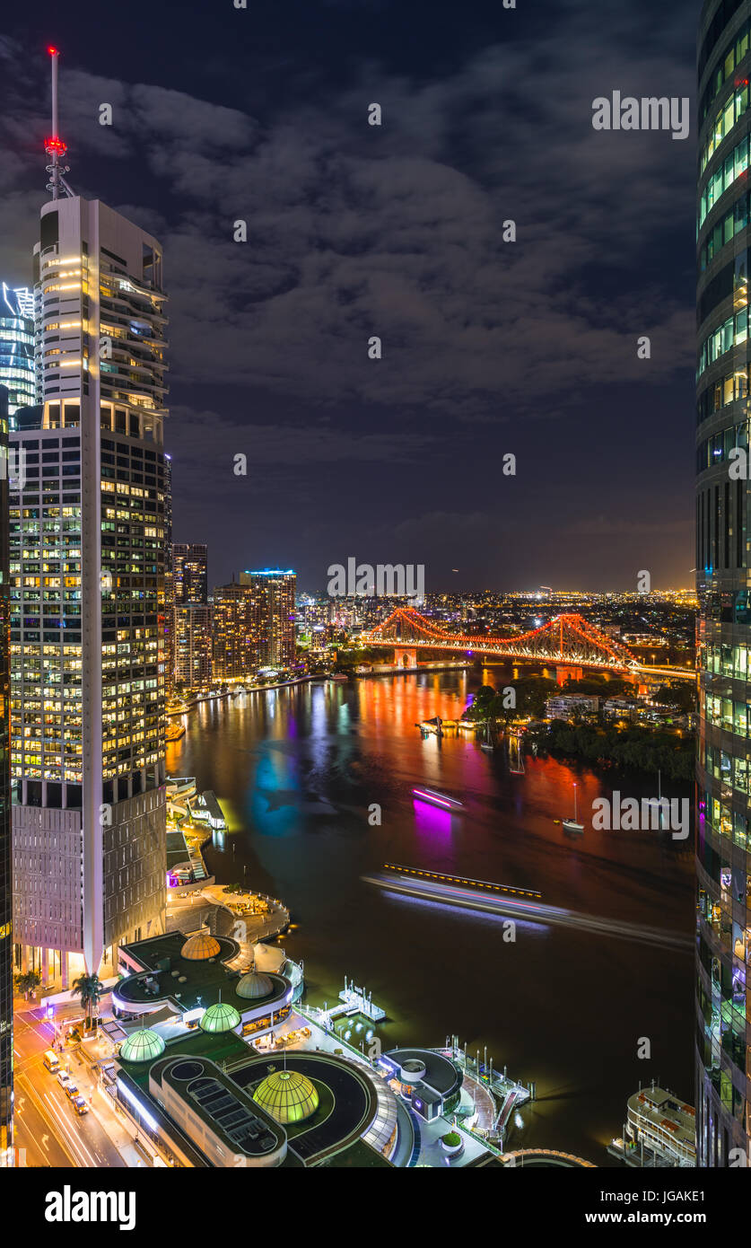 Brisbane aerial wide view hi-res stock photography and images - Alamy