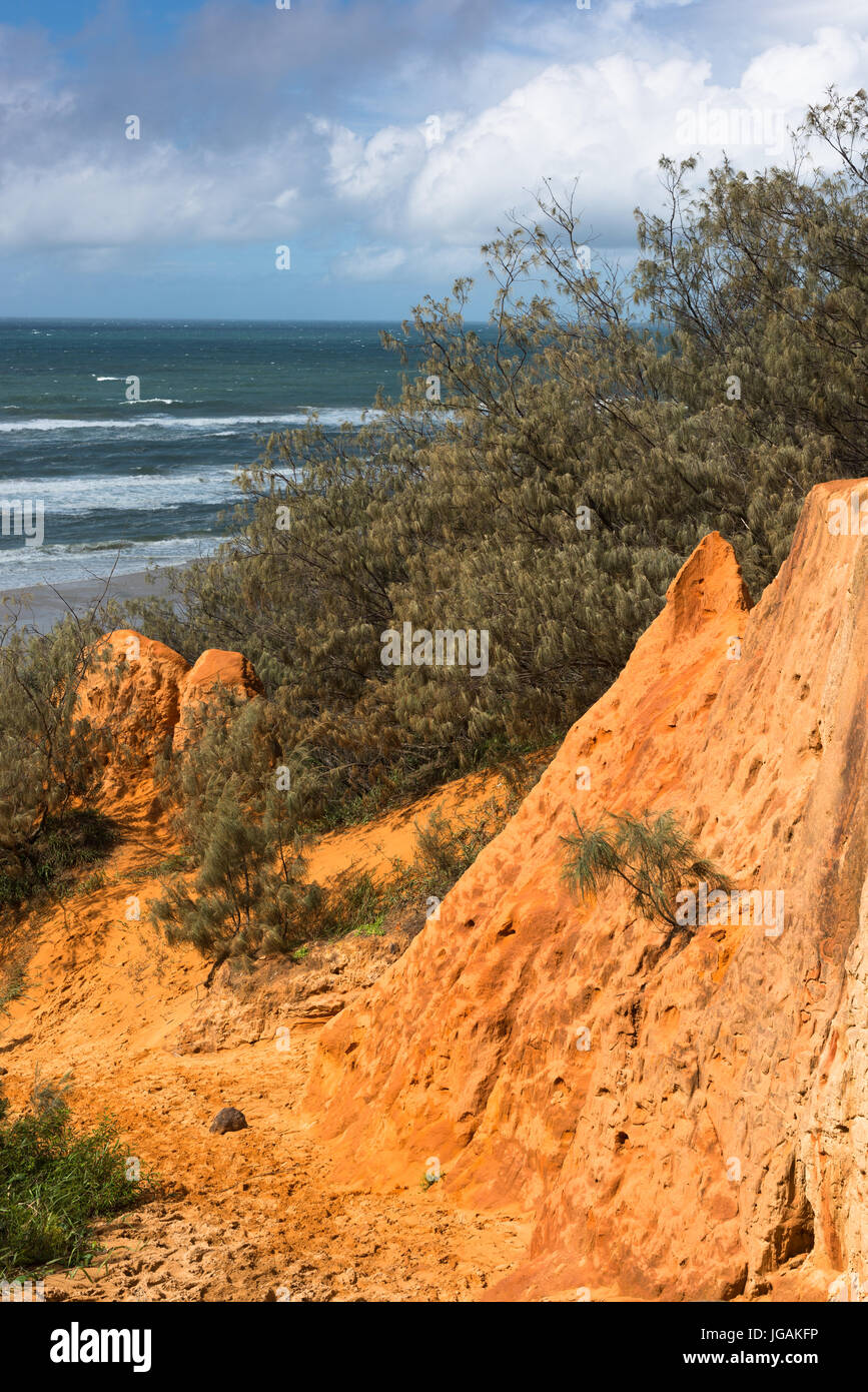 Red Canyon at Cooloola National Park, Queensland, Australia Stock Photo ...