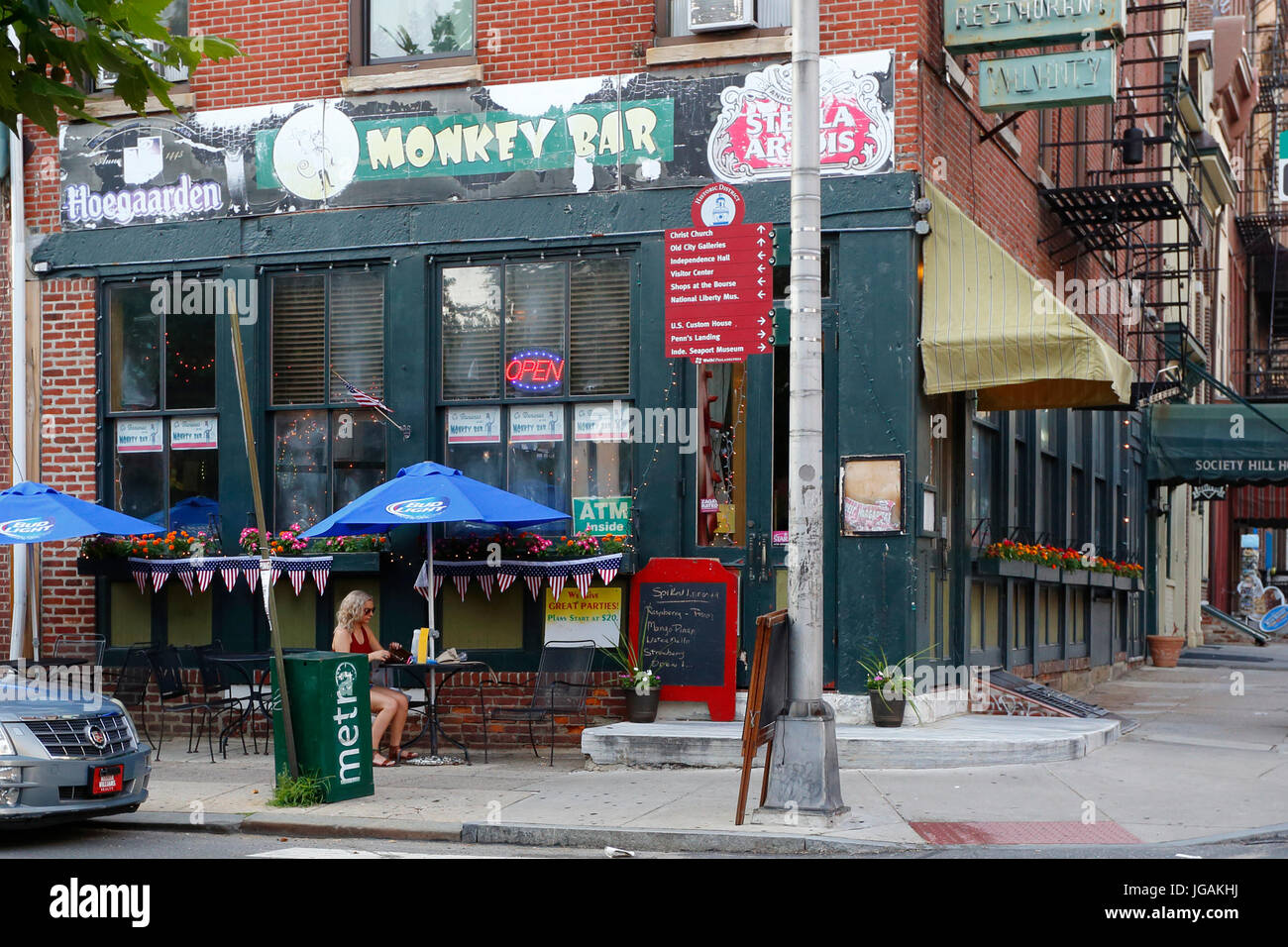 Monkey Bar, 301 Chestnut St, Philadelphia, PA Stock Photo - Alamy
