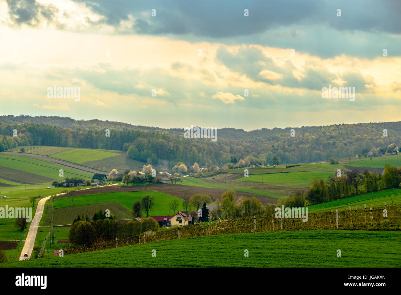 Roztocze, beautiful region in Poland Stock Photo - Alamy