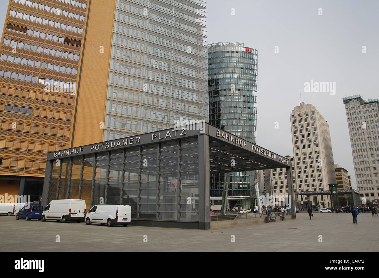BERLIN, GERMANY - MAY 16, 2017: The Potsdamer Platz, an important ...