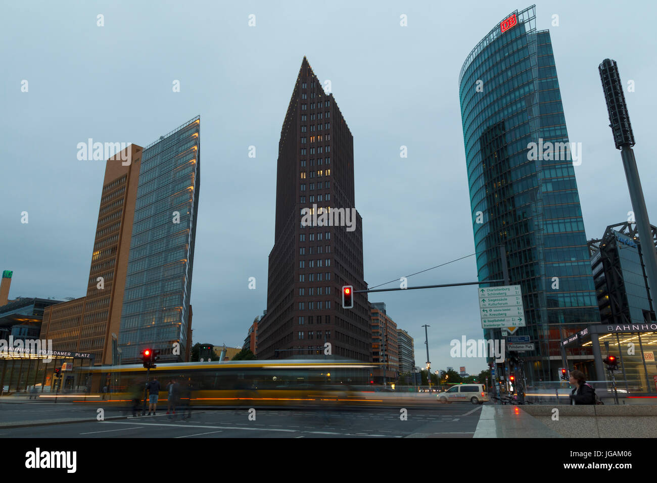 BERLIN, GERMANY - MAY 16, 2017: The Potsdamer Platz, an important ...