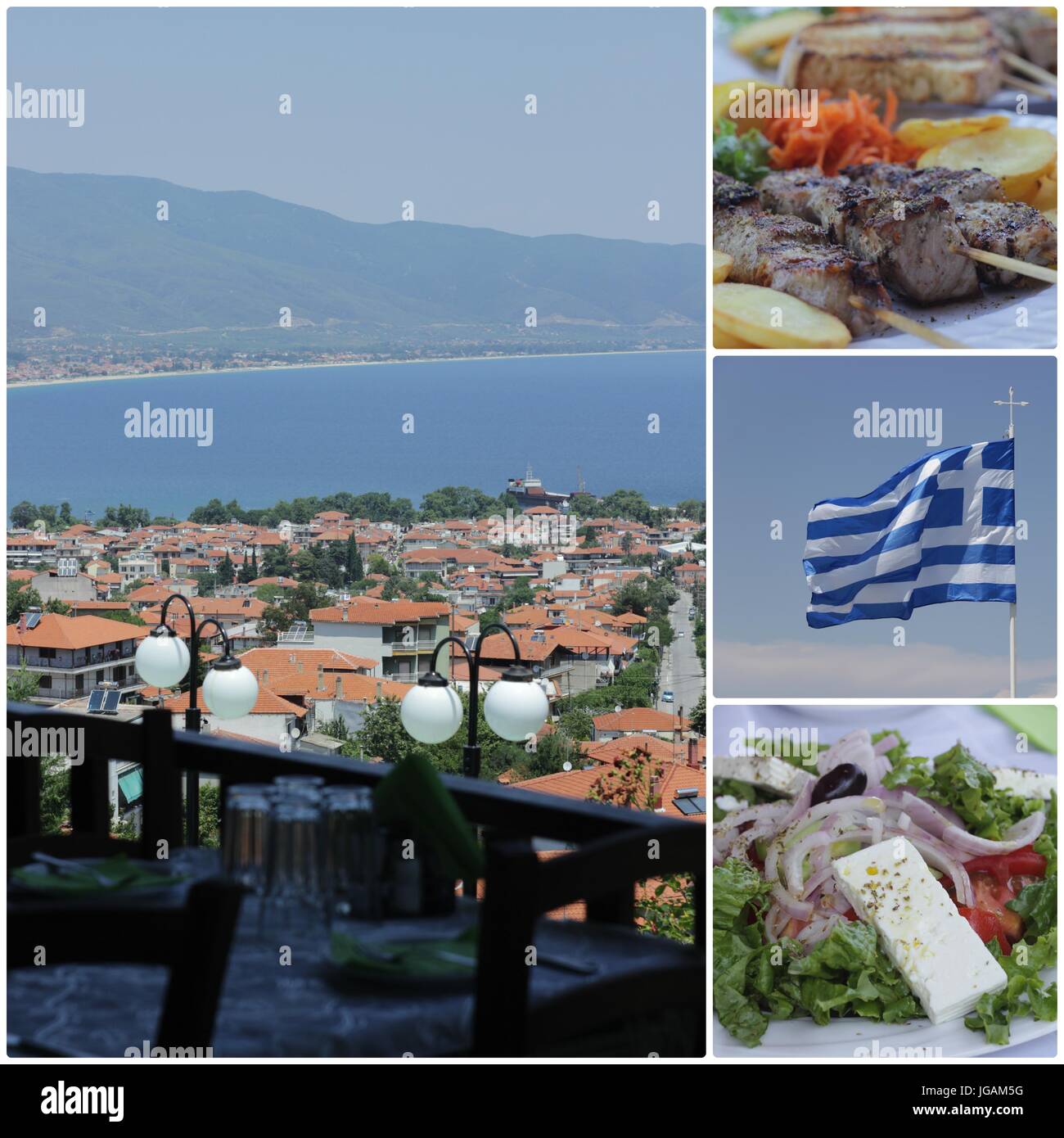 Greek postcard hi-res stock photography and images - Alamy