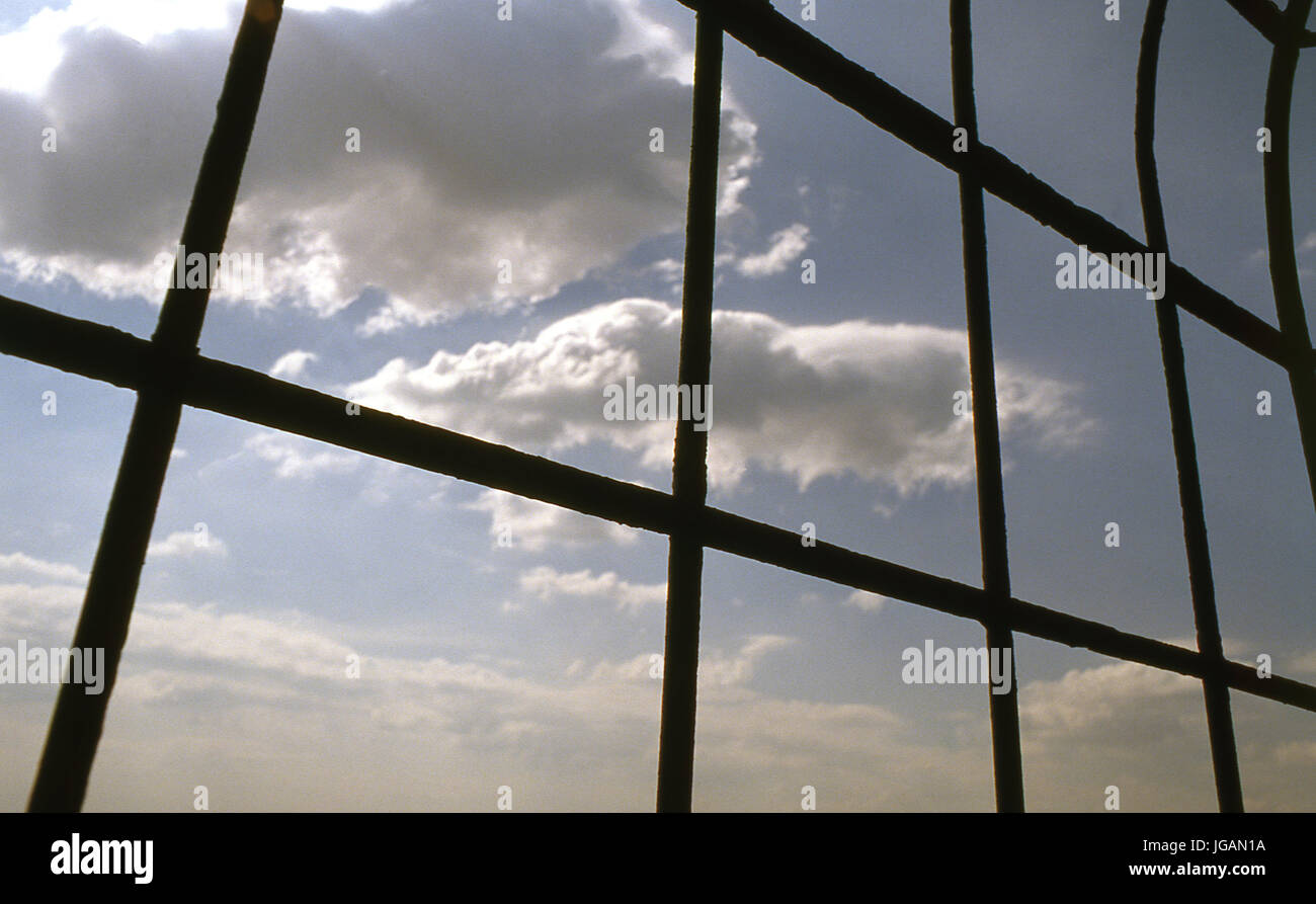 Window, railing, sky, Brazil Stock Photo - Alamy