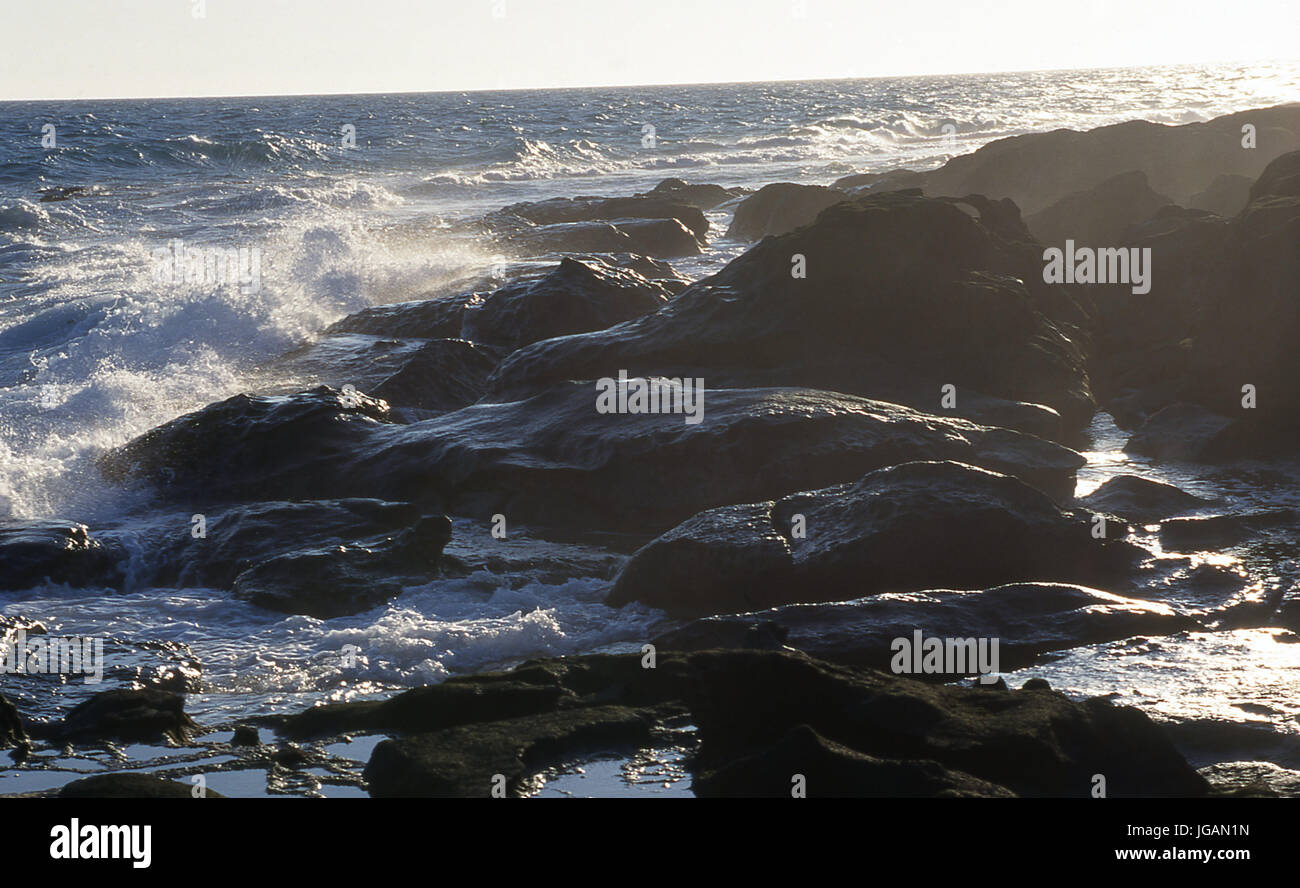 Rocks, sea, Brazil Stock Photo - Alamy