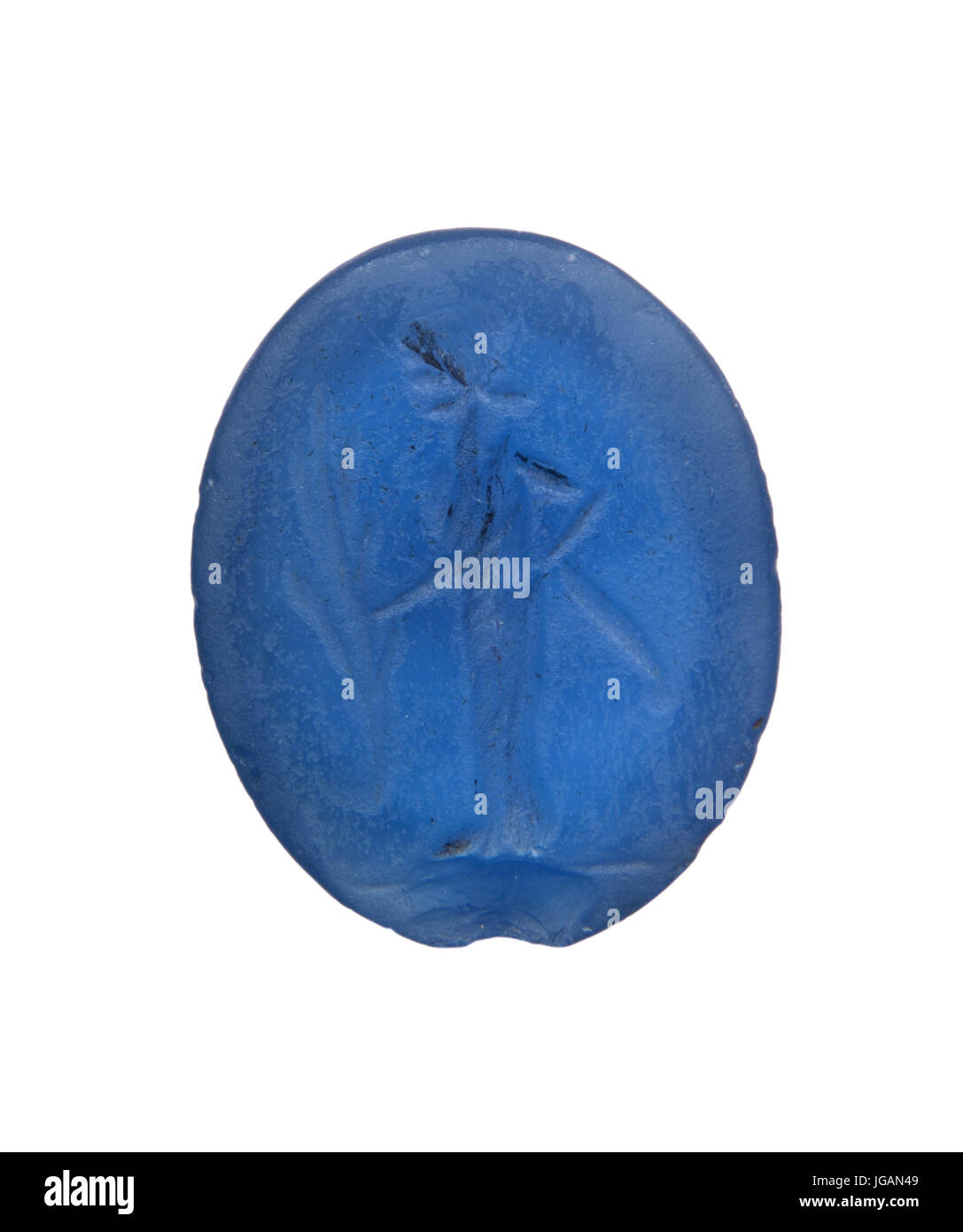 Roman Cameo III century D.C. (Gemstone) Drawing of Divinity carrying a ...