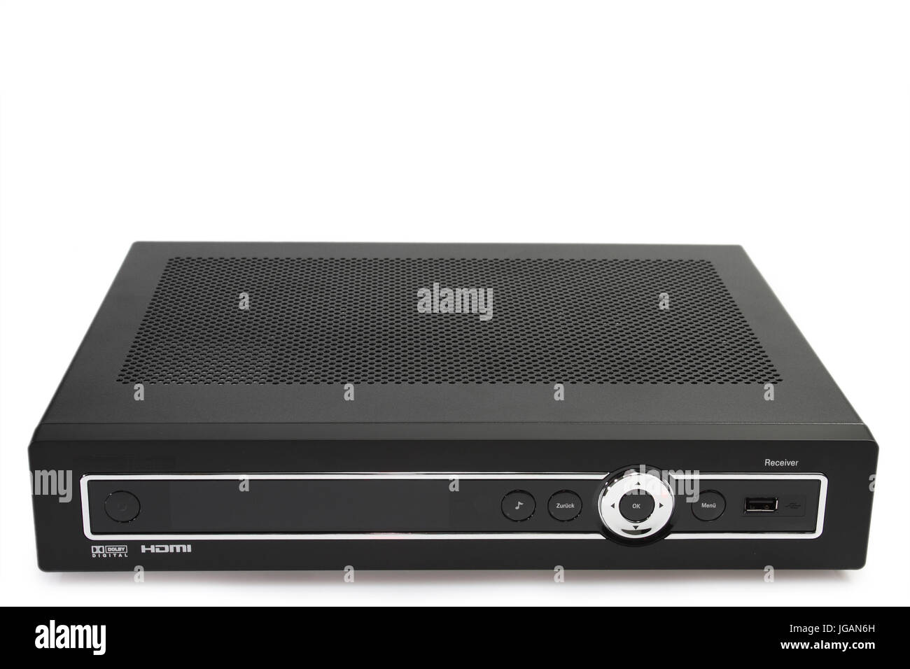 Dvd recorder isolated on a white background Stock Photo - Alamy