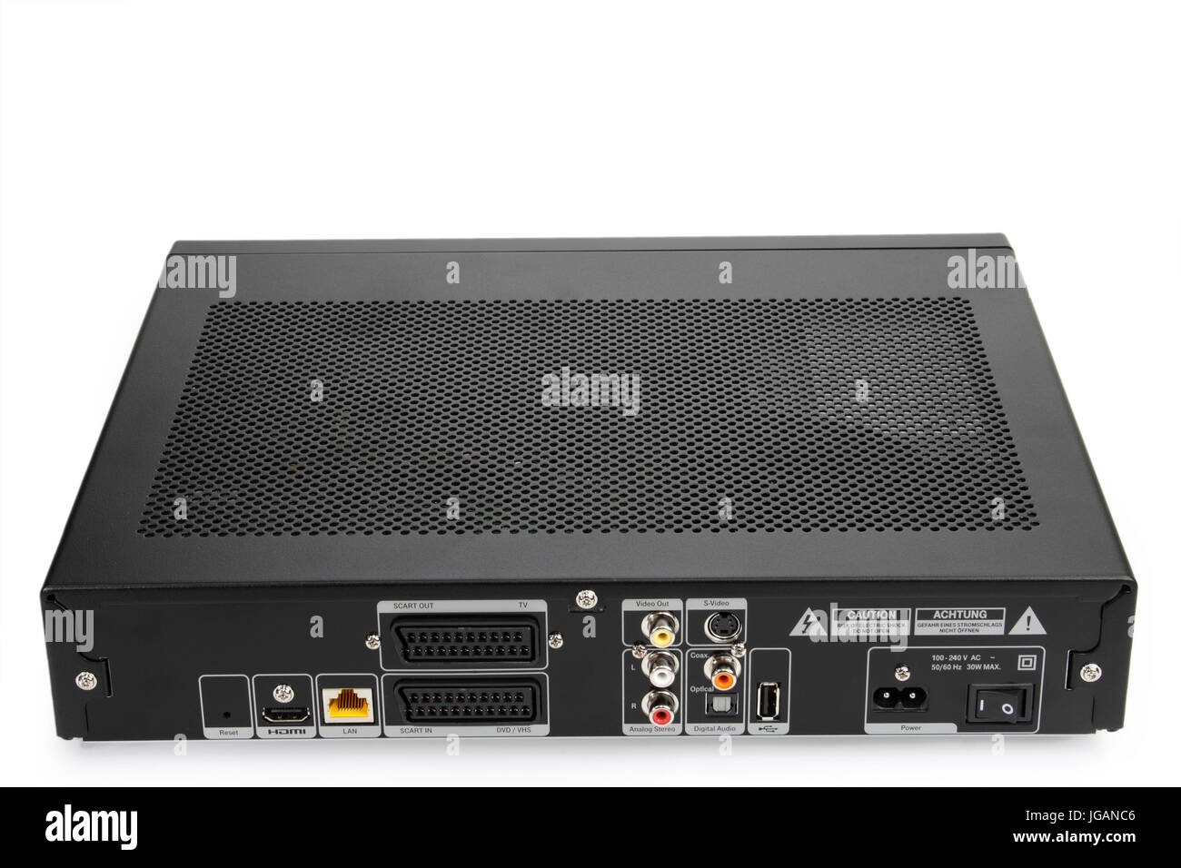 Dvd recorder isolated on a white background Stock Photo - Alamy