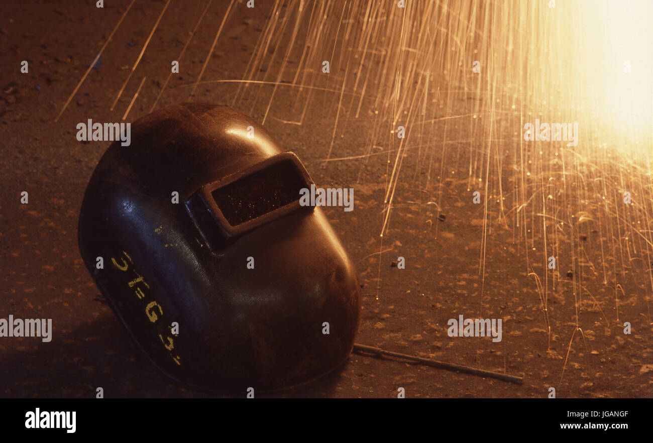 welding, welding mask Stock Photo - Alamy