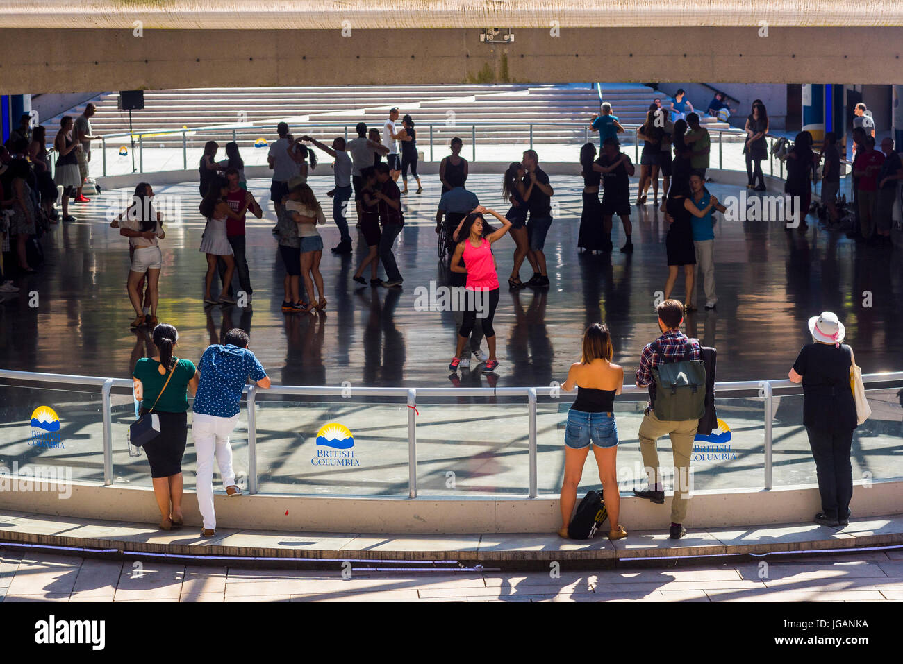 Robson square vancouver british columbia hi-res stock photography and ...