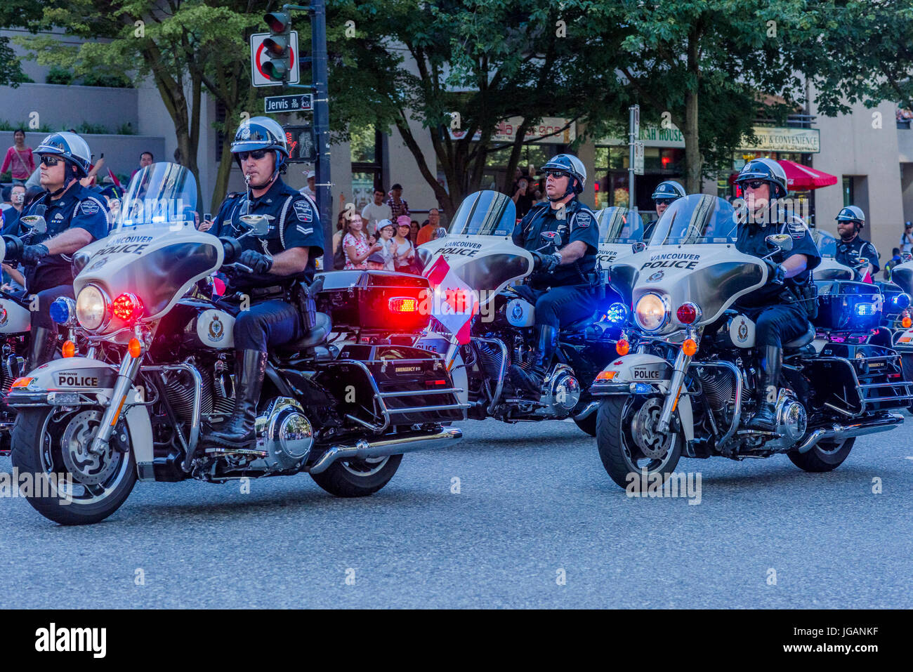Vancouver police motorcycles hi-res stock photography and images - Alamy