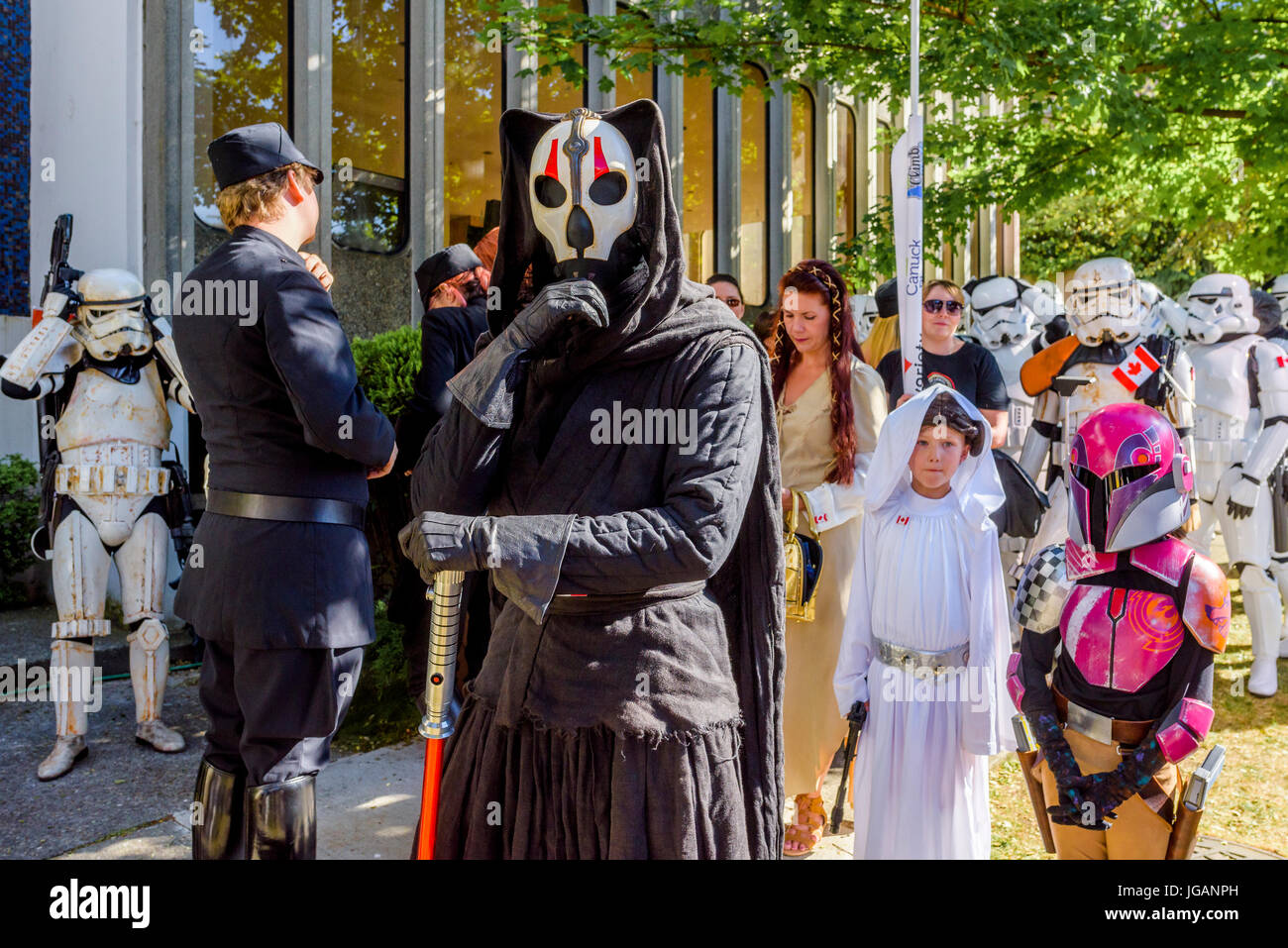501st Legion, Star Wars characters in Canada Day Parade, downtown ...