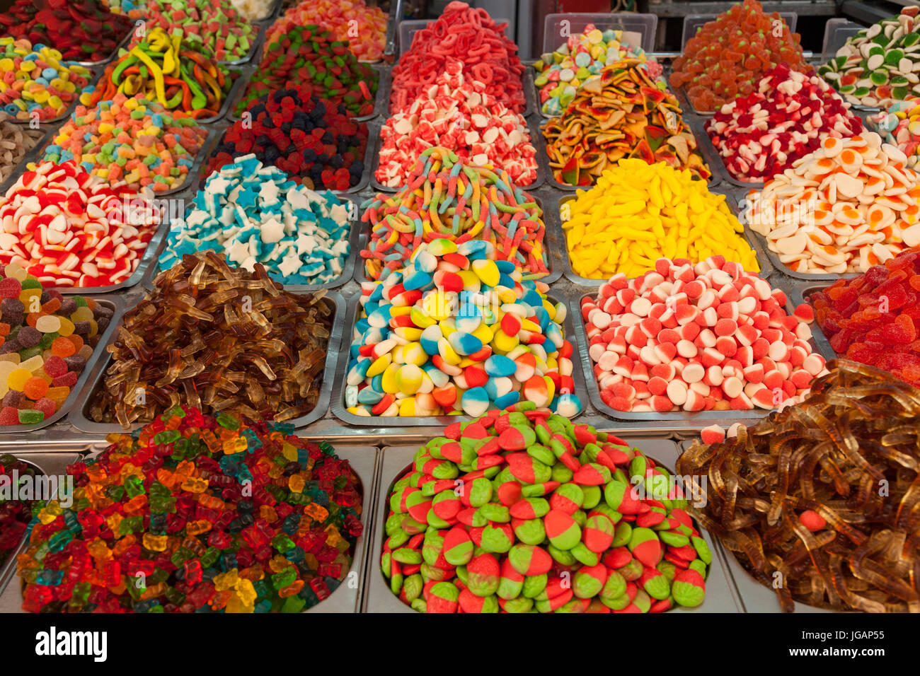 sweets stall in Carmel Shuk, Tel Aviv, Israel Stock Photo - Alamy