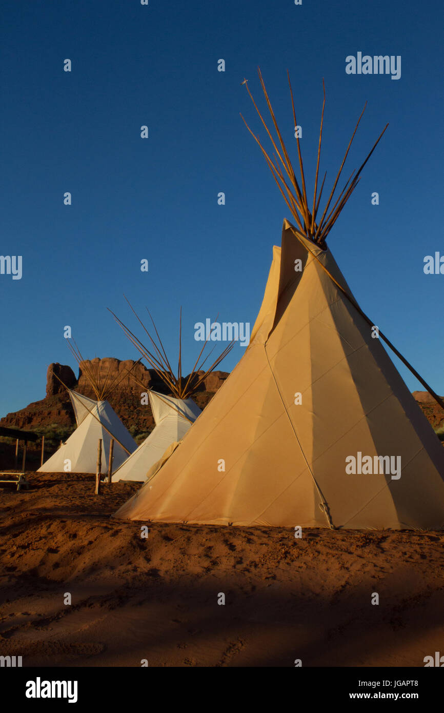 Teepee sunrise hi-res stock photography and images - Alamy