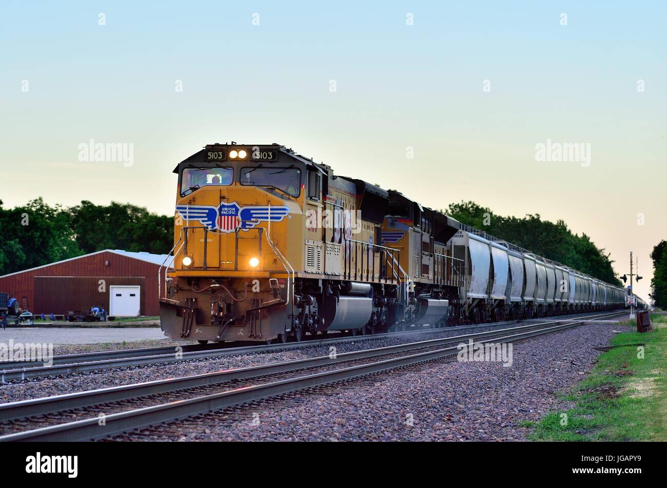 Union pacific up locomotive railroad hi-res stock photography and ...