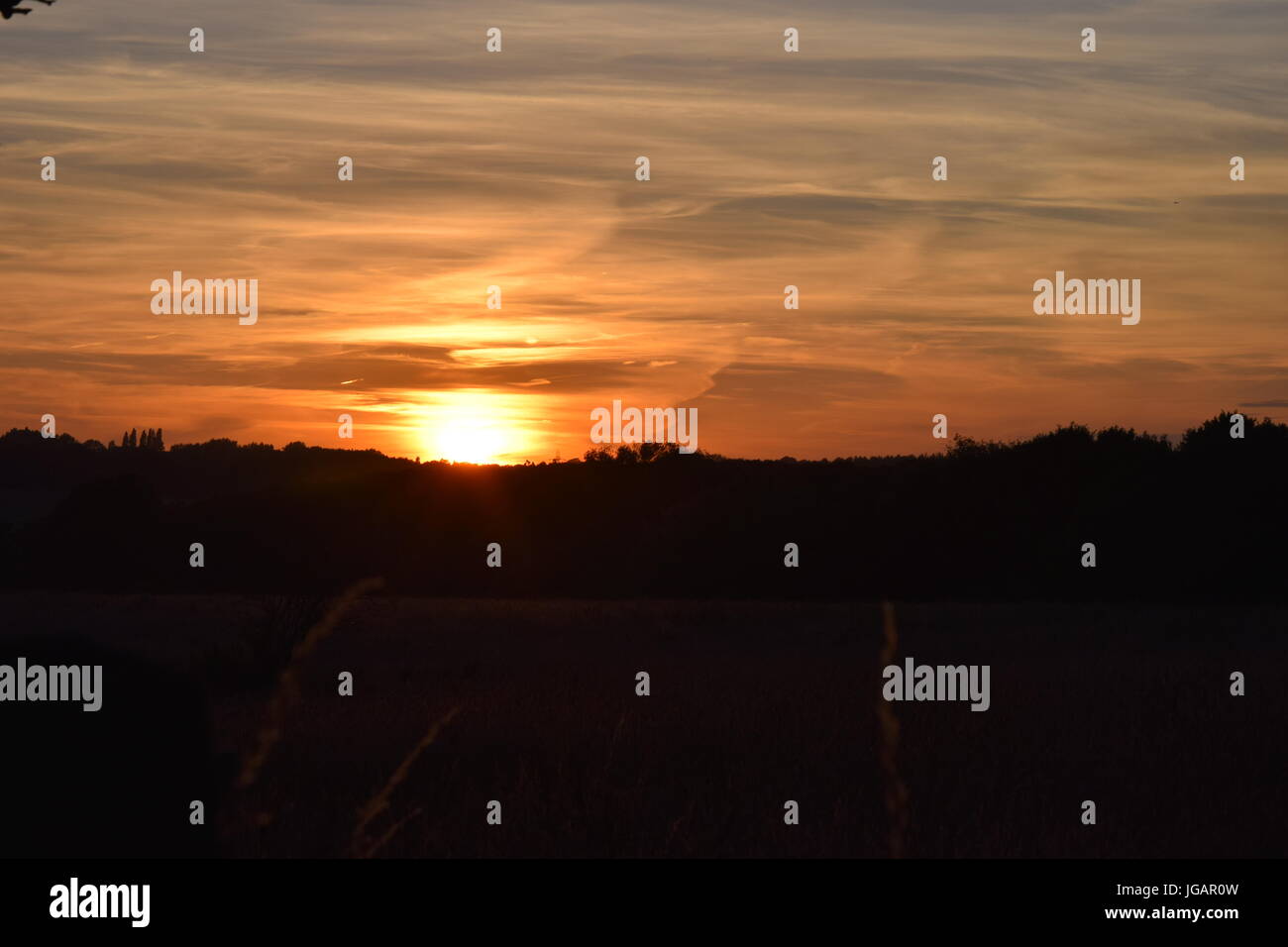 Firesky sunset hi-res stock photography and images - Alamy