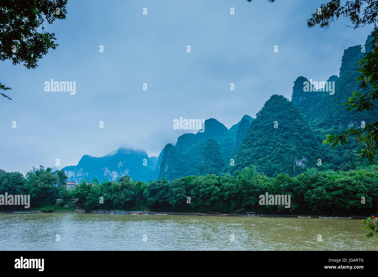 Beautiful karst hills scenery hi-res stock photography and images - Alamy