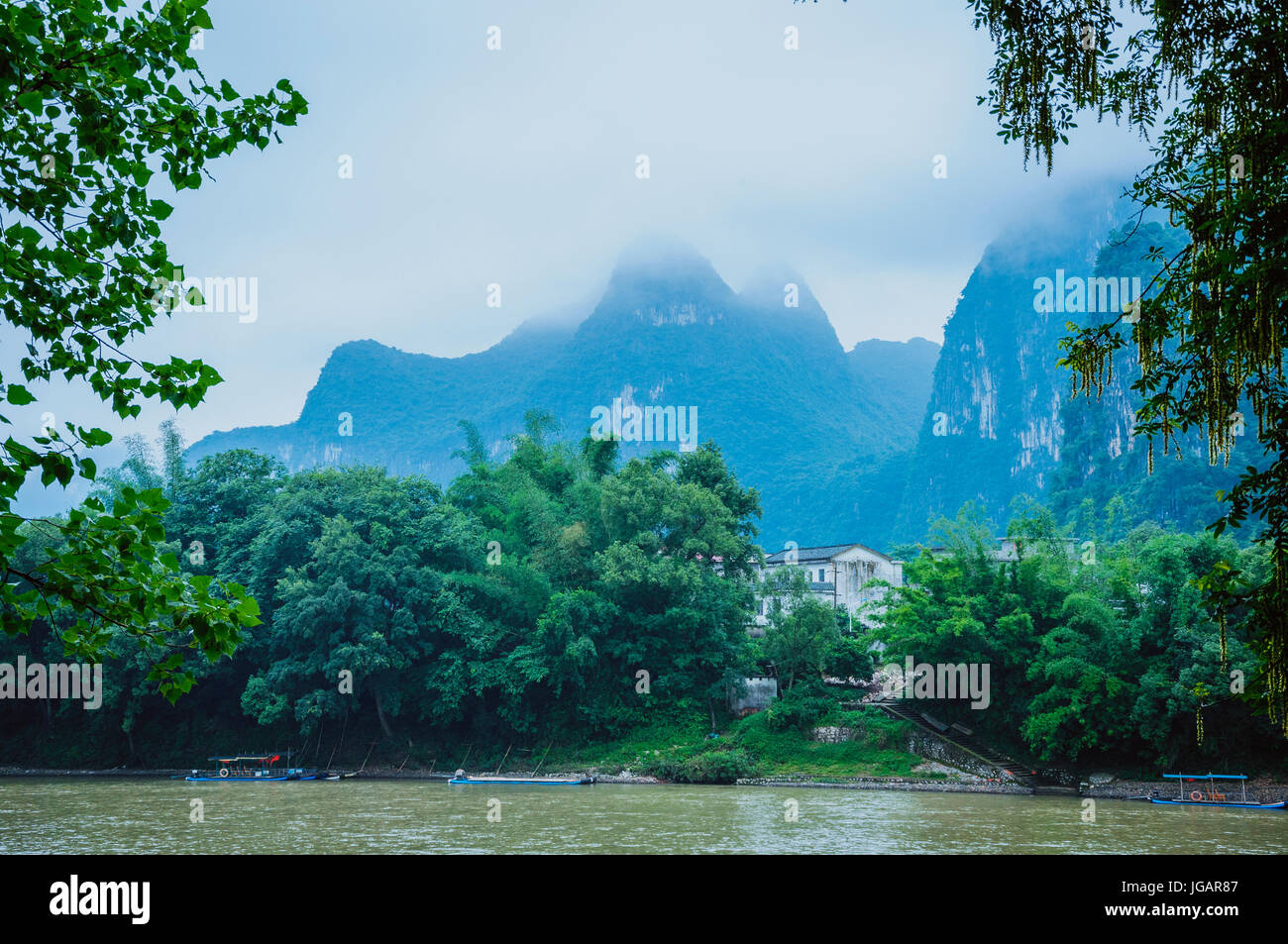 Beautiful karst hills scenery hi-res stock photography and images - Alamy