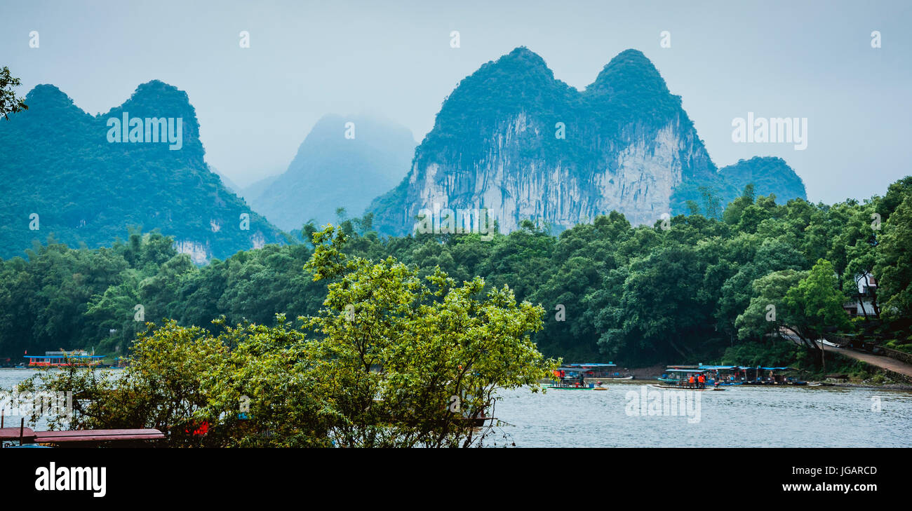 Beautiful karst hills scenery hi-res stock photography and images - Alamy