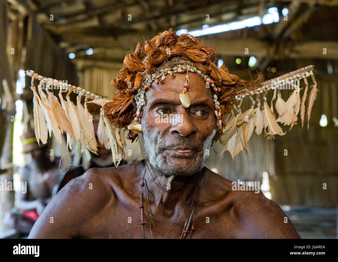 INDONESIA, IRIAN JAYA, ASMAT PROVINCE, JOW VILLAGE - JANUARY 19 ...
