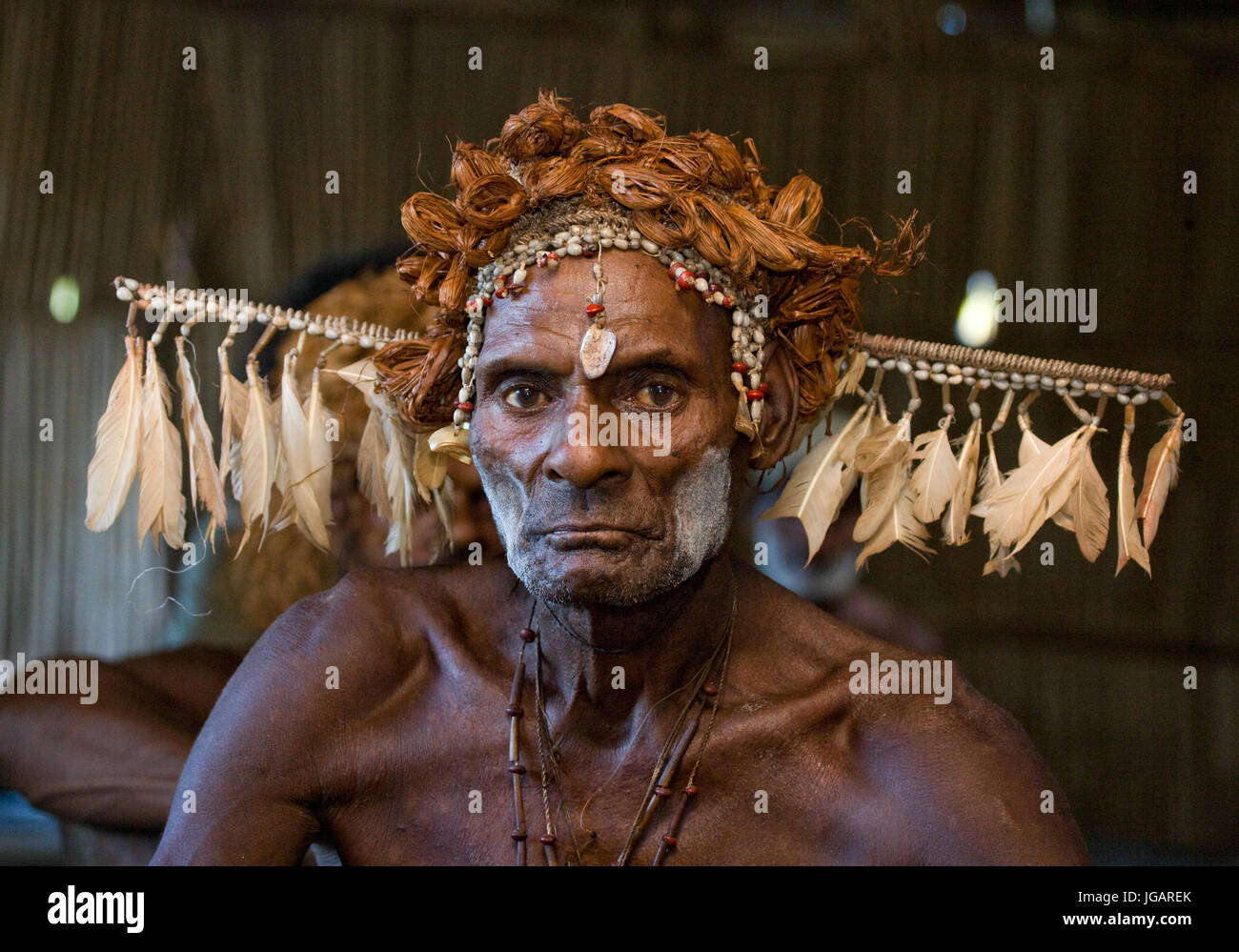 INDONESIA, IRIAN JAYA, ASMAT PROVINCE, JOW VILLAGE - JANUARY 19 ...