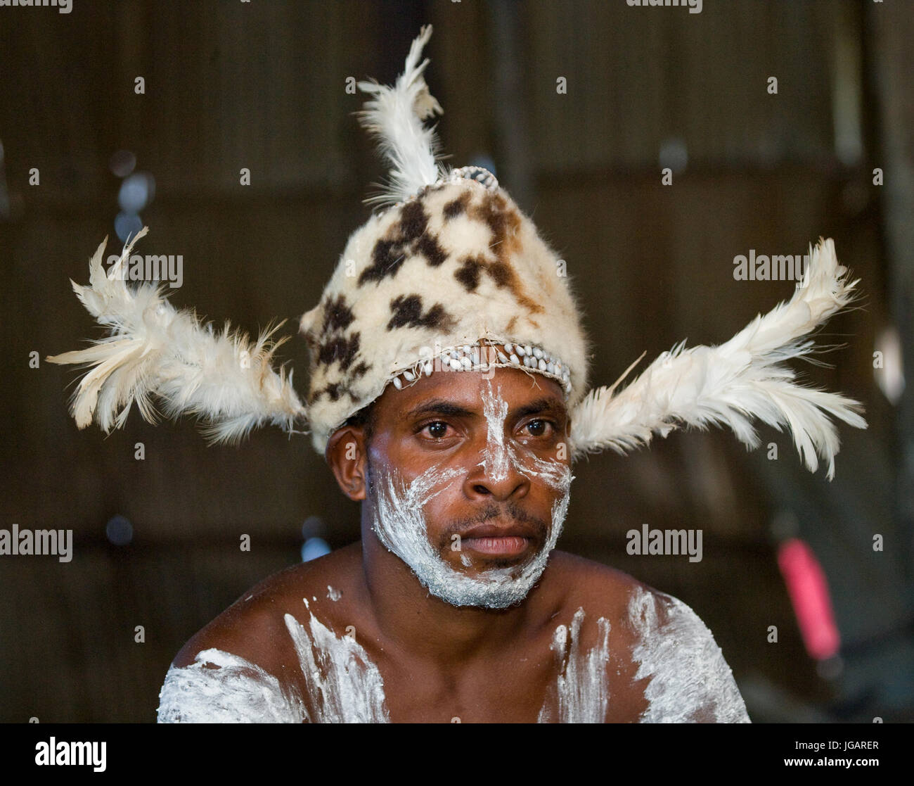 INDONESIA, IRIAN JAYA, ASMAT PROVINCE, JOW VILLAGE - JANUARY 19 ...