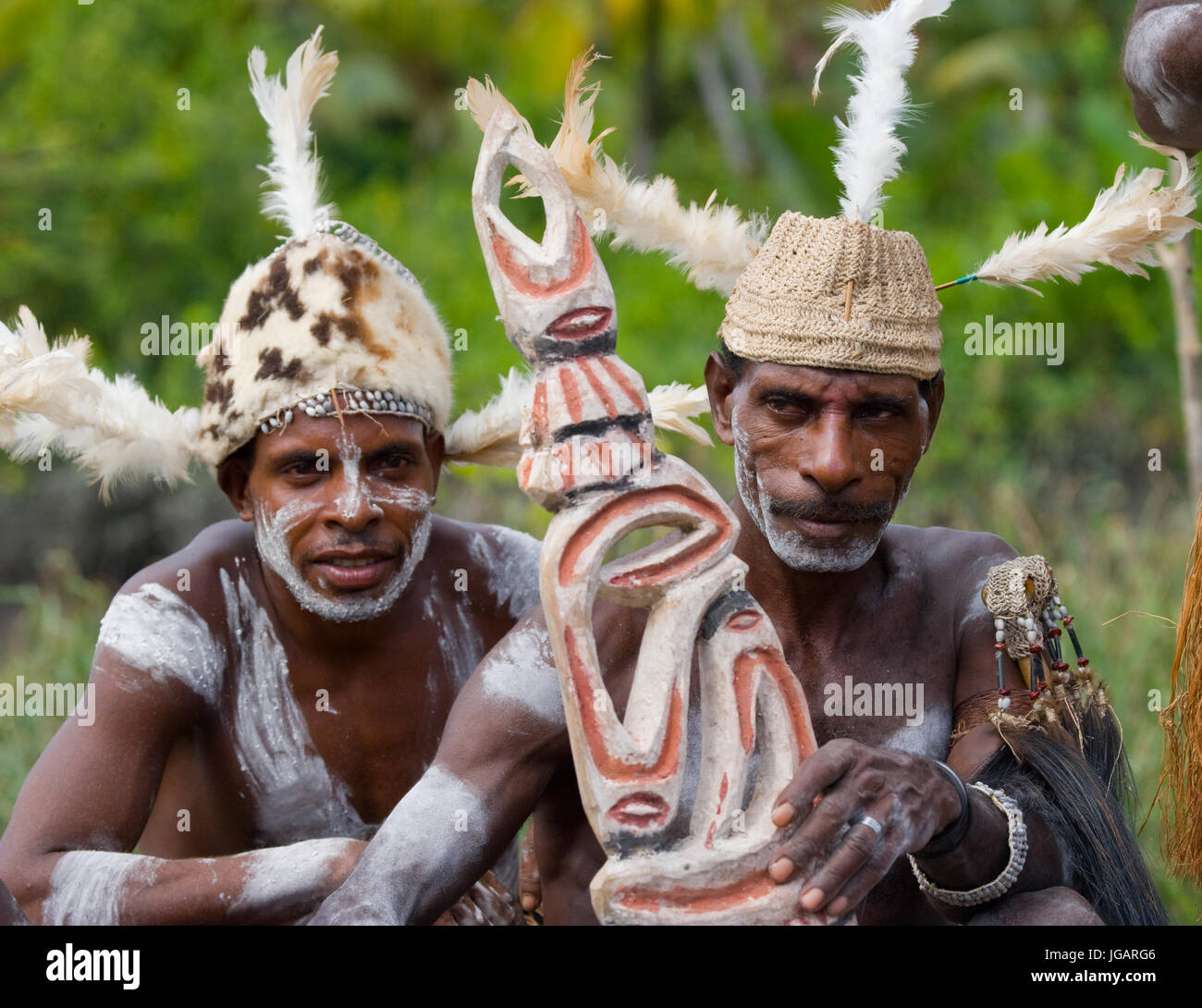 INDONESIA, IRIAN JAYA, ASMAT PROVINCE, JOW VILLAGE - JANUARY 19 ...