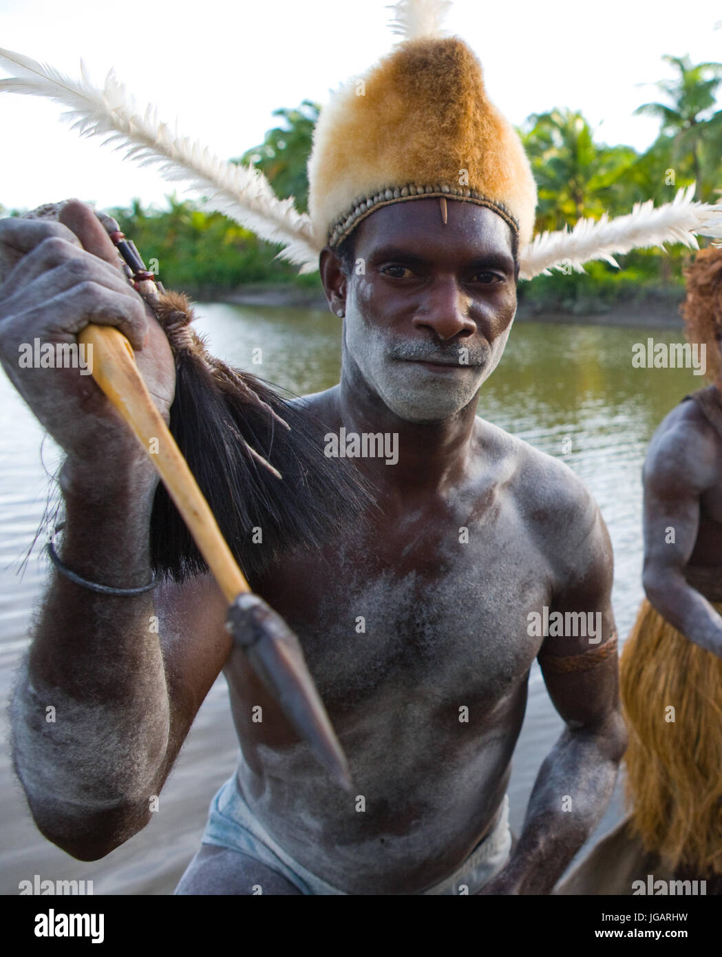 INDONESIA, IRIAN JAYA, ASMAT PROVINCE, JOW VILLAGE - JANUARY 19 ...