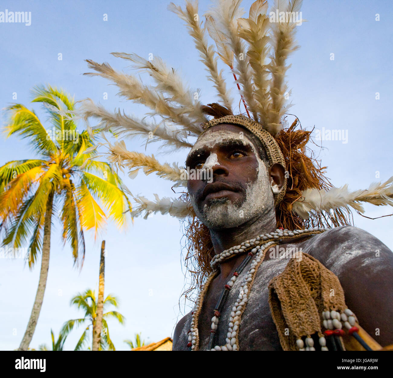 INDONESIA, IRIAN JAYA, ASMAT PROVINCE, JOW VILLAGE - JANUARY 19 ...
