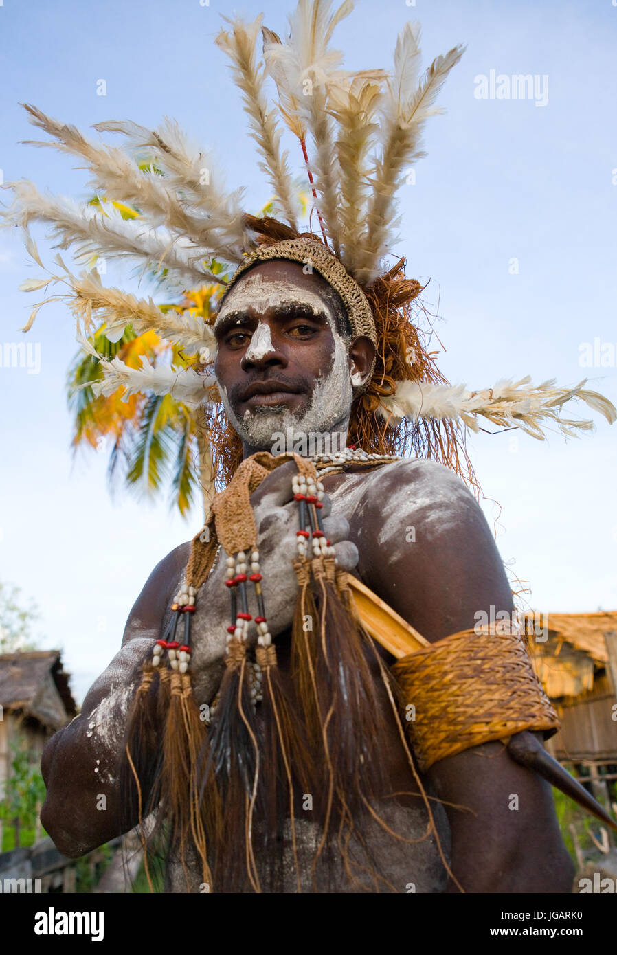 INDONESIA, IRIAN JAYA, ASMAT PROVINCE, JOW VILLAGE - JANUARY 19 ...