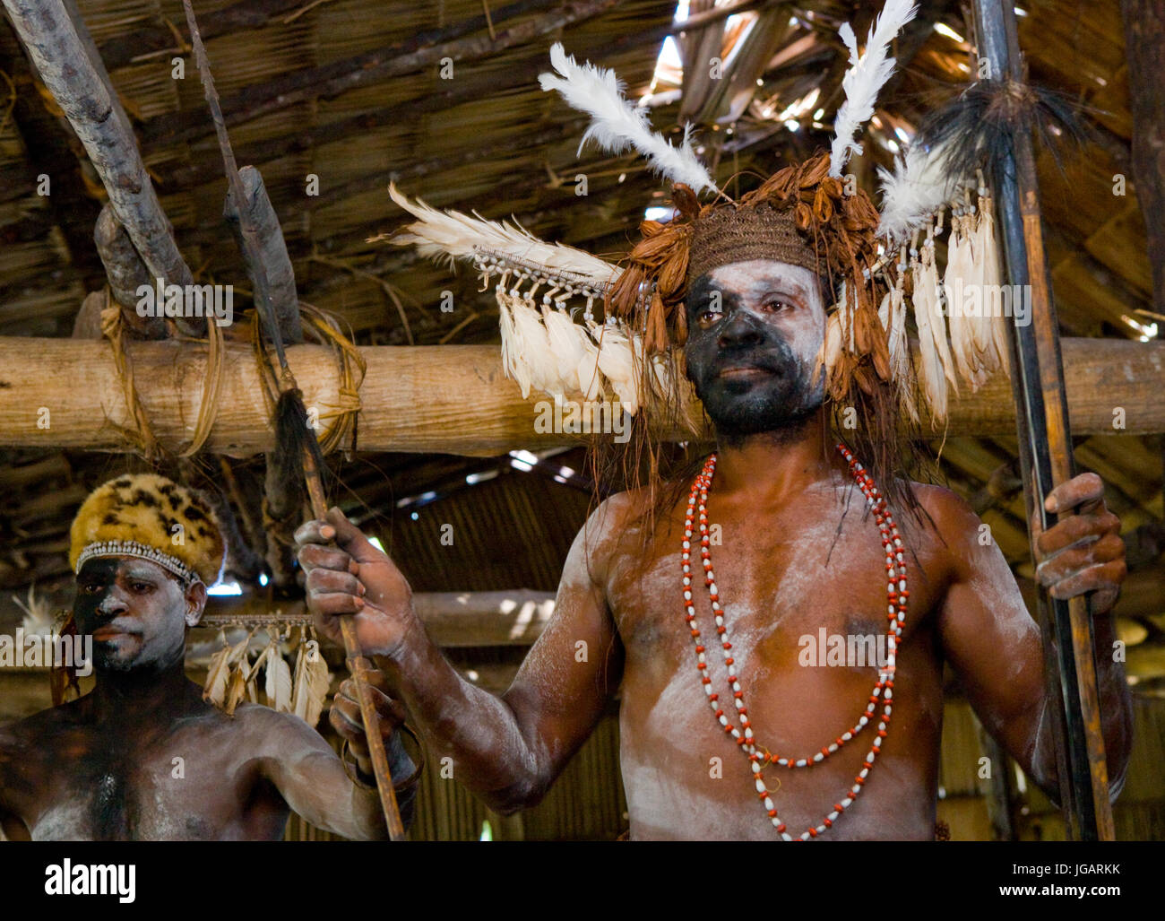 INDONESIA, IRIAN JAYA, ASMAT PROVINCE, JOW VILLAGE - JANUARY 19 ...