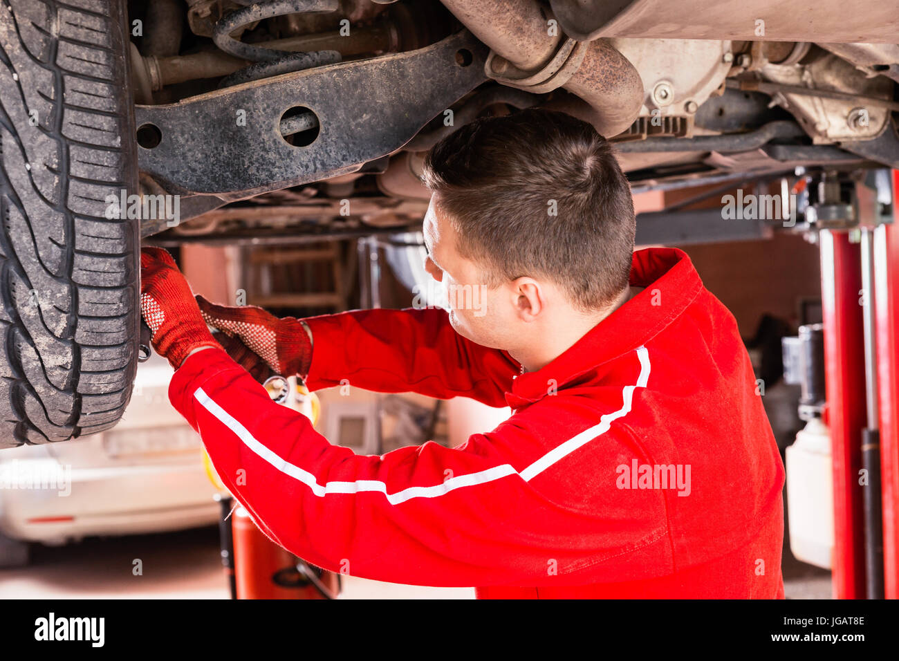Checking underneath a vehicle hi-res stock photography and images - Alamy