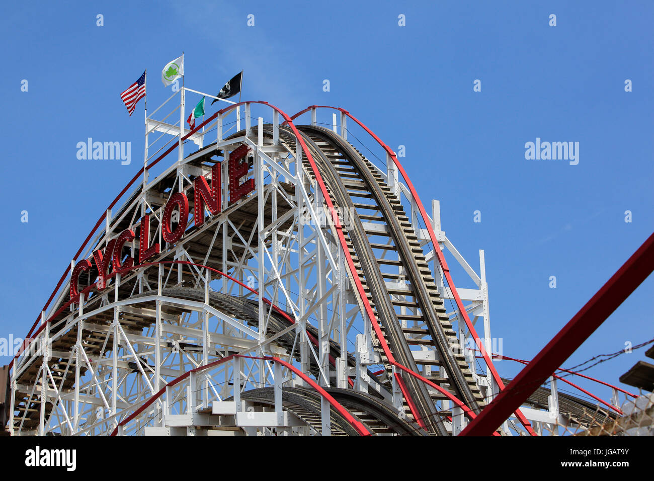 Cyclone coaster hi-res stock photography and images - Alamy