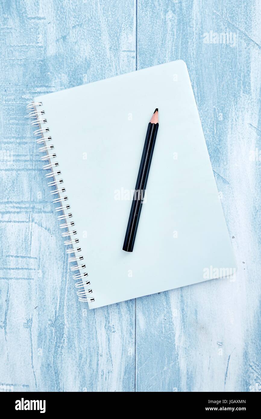 A studio shot of a notebook writing pad Stock Photo - Alamy