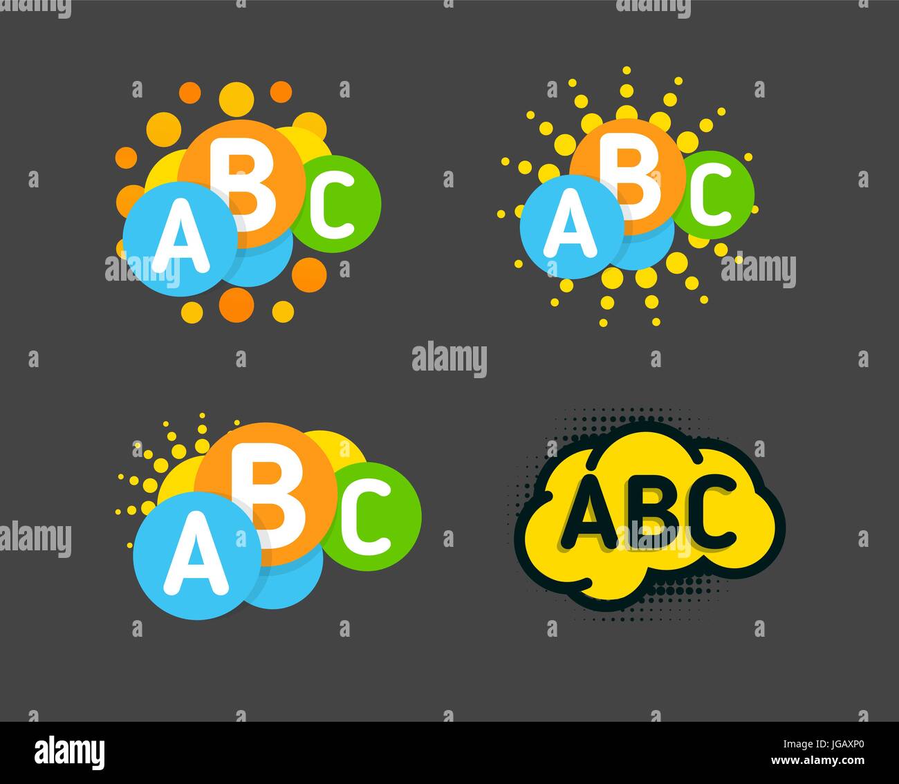 Children brain logo vector hi-res stock photography and images - Alamy