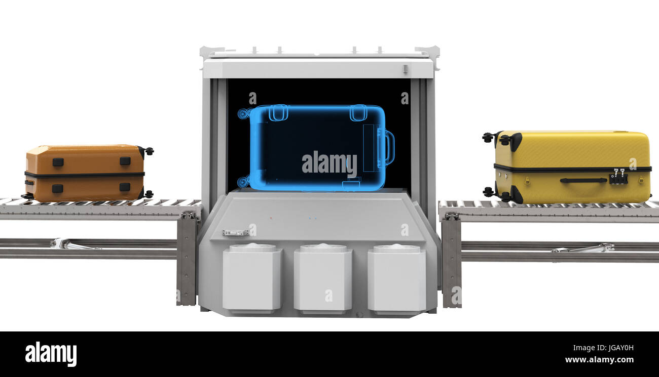 X ray baggage scanner machine hi-res stock photography and images - Alamy