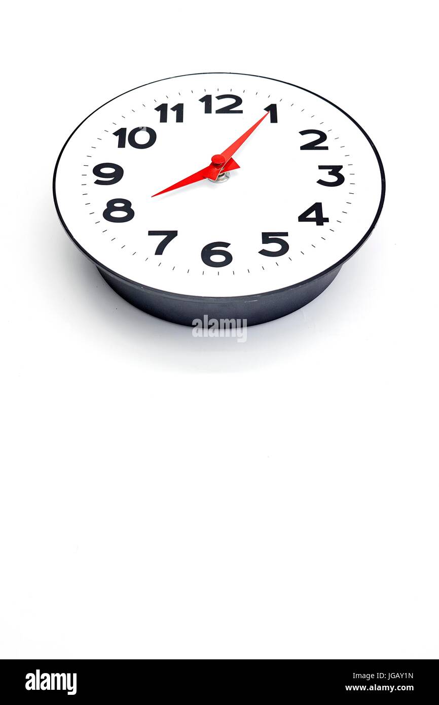 A studio photo of a wall clock Stock Photo - Alamy