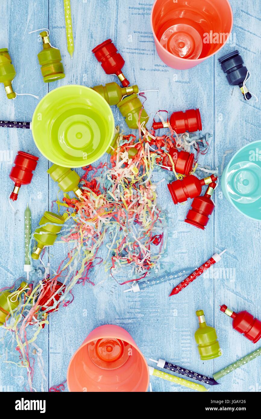 A studio photo of party poppers Stock Photo - Alamy