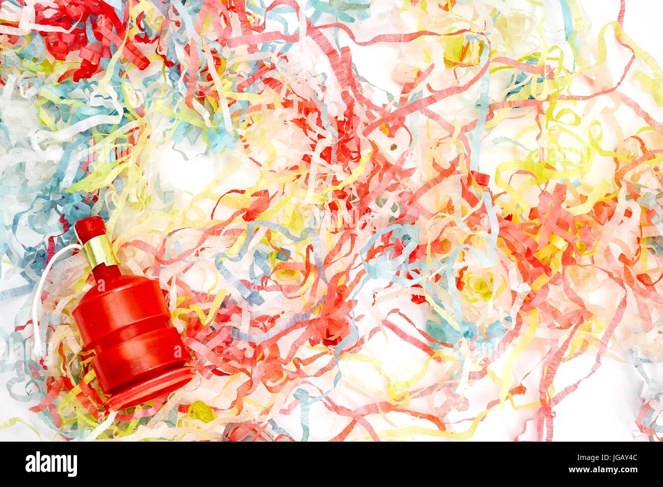 A studio photo of party poppers Stock Photo - Alamy