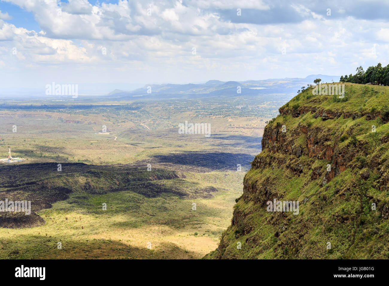 Beautiful landscape of Menengai Crater, Nakuru, Kenya, East Africa ...