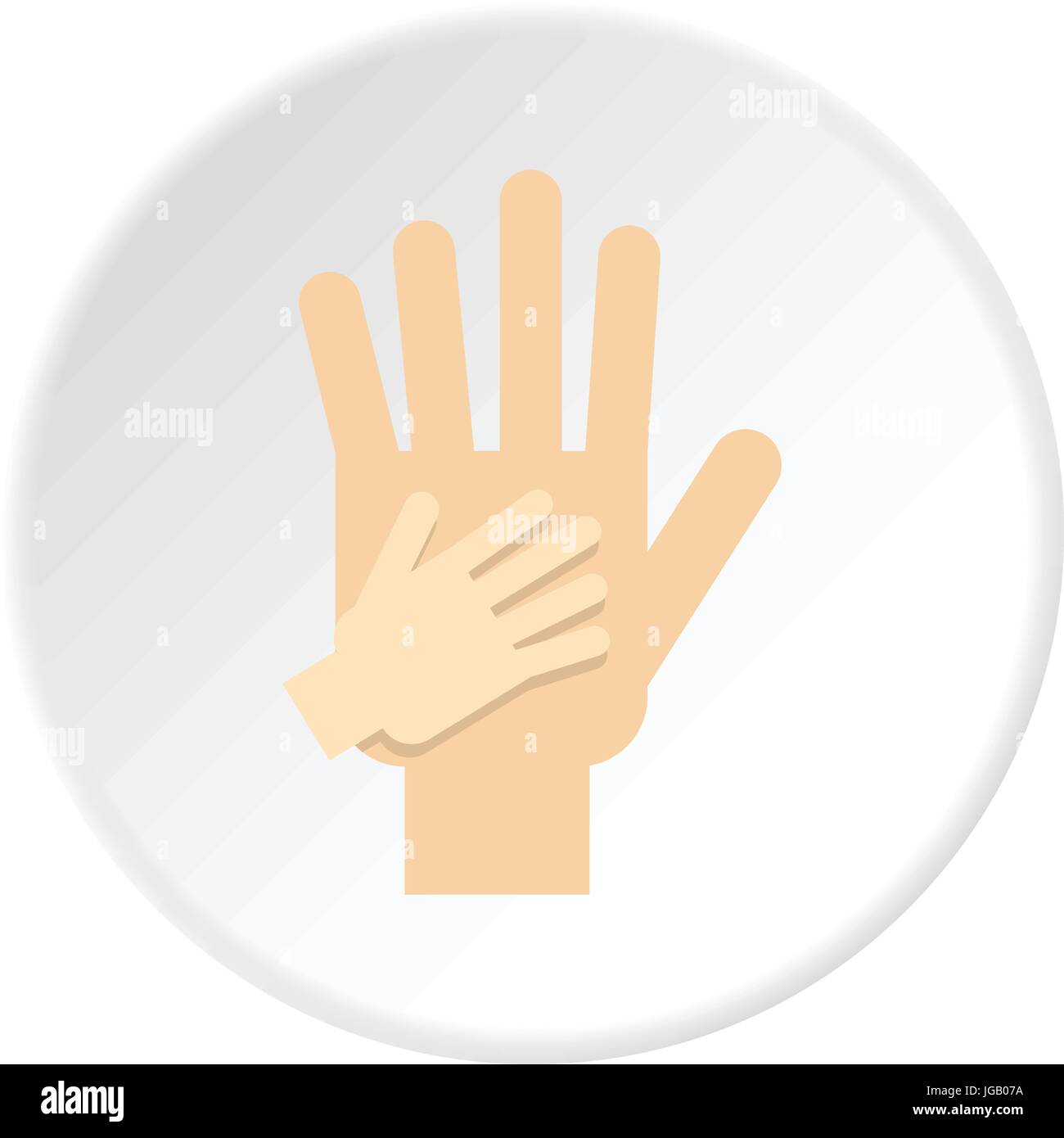 Parent child helpful Stock Vector Images - Alamy