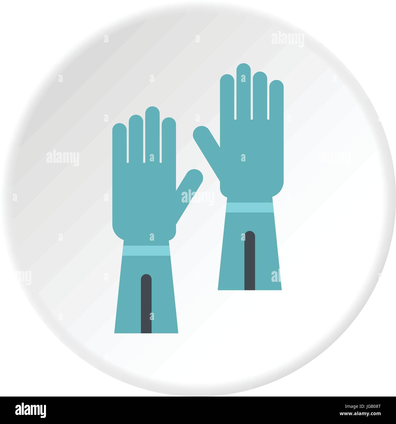 Long rubber gloves Stock Vector Images - Alamy