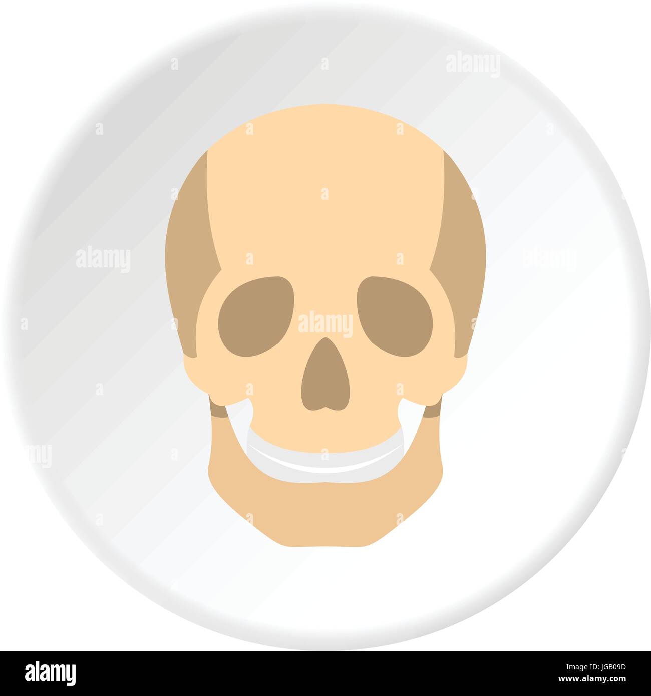 Skull icon circle Stock Vector Image & Art - Alamy